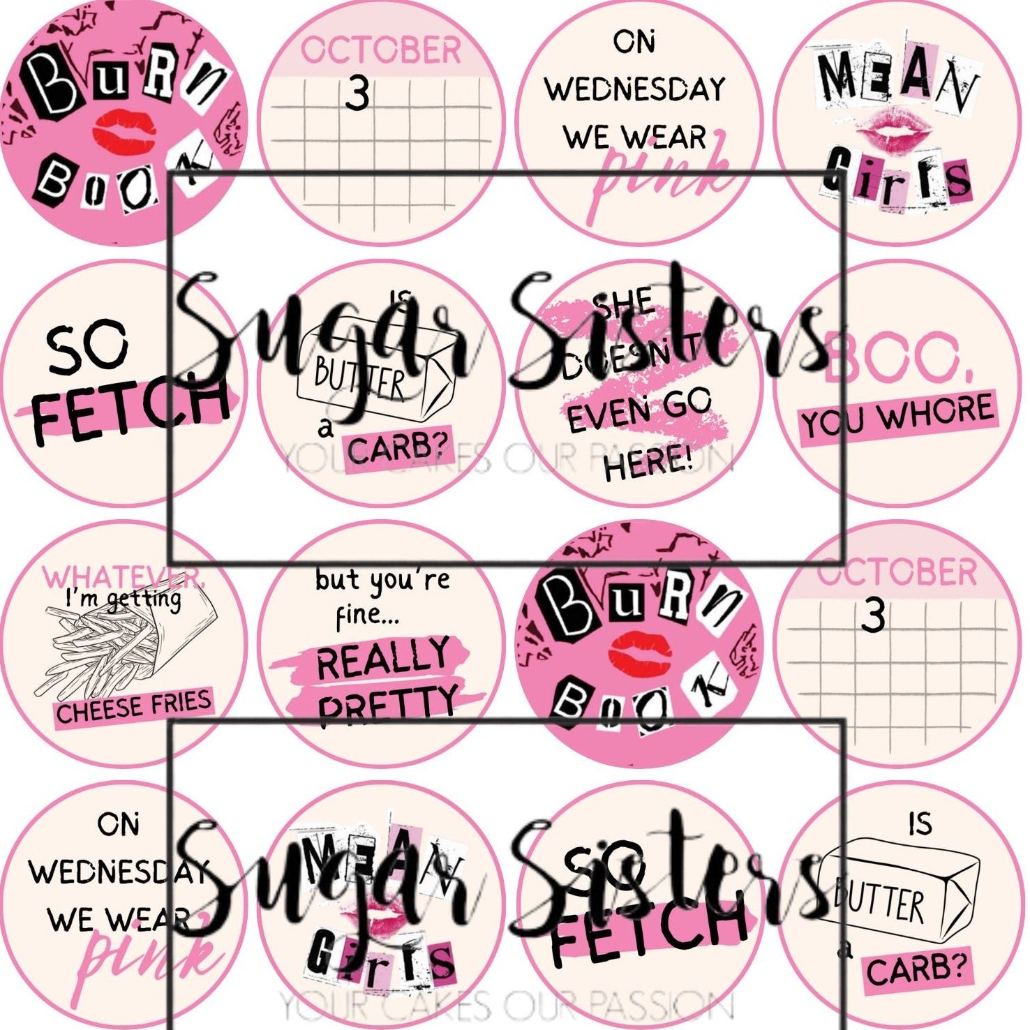 So Fetch Edible Toppers - (20 Toppers) – SugarSisters.ie